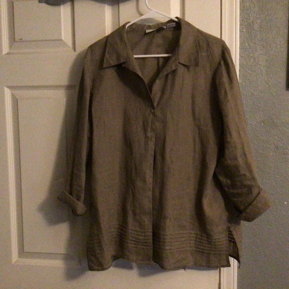 Edwards | Tops | 0 Linen | Poshmark